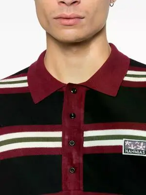 NAHMIAS Striped Polo Shirt