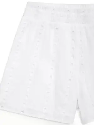 ANINE BING Eyelet Kam Shorts