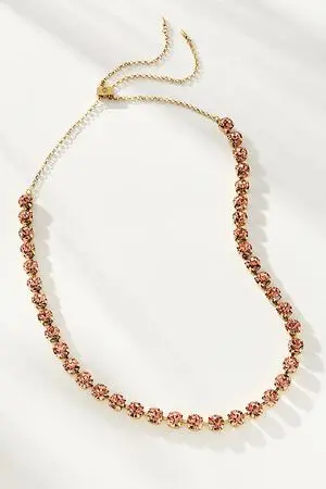 Loren Hope Arista Slider Necklace - Apricot