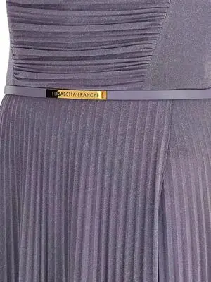 Elisabetta Franchi Pleated Maxi Dress