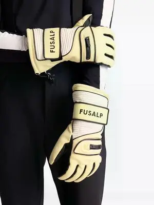 Fusalp Slalom Zip-pocket Ski Gloves - Neutrals