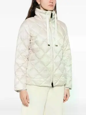 Max Mara Quilted Zip-up Jacket