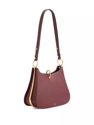 Rabanne Medium Ring Leather Shoulder Bag