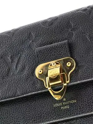 LOUIS VUITTON Vavin Chain Wallet Nm Monogram Empreinte Leather - Black