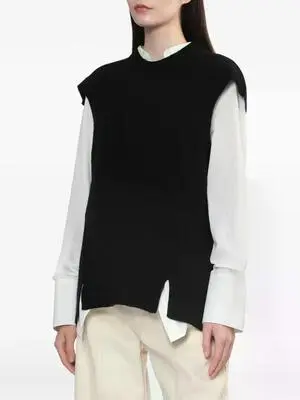 Helmut Lang Wool Split Vest