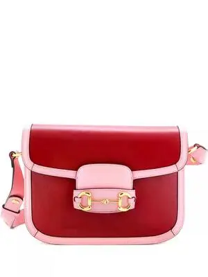 Gucci Horsebit 1955 Small Shoulder Bag - Red