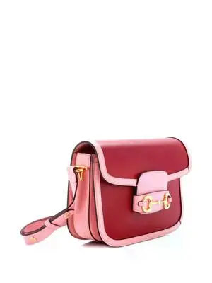 Gucci Horsebit 1955 Small Shoulder Bag - Red
