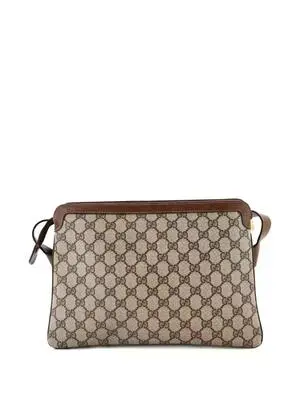 Gucci Ophidia Zip Gg Coated Canvas Medium Shoulder Bag