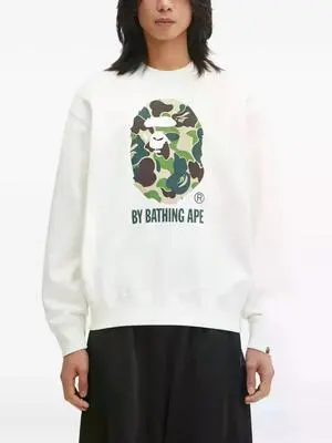 A BATHING APE Camo Graphic-print Sweatshirt