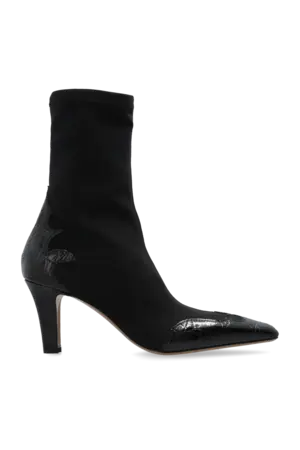 Paris Texas Belle’ Heeled Ankle Boots
