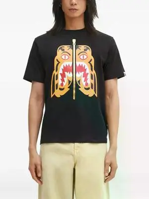A BATHING APE Colors Tiger Graphic-print T-shirt