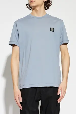 Stone Island T-shirt With Logo Patch