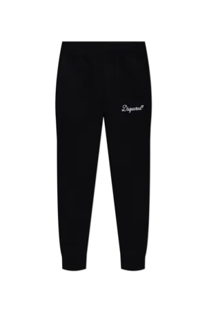 Dsquared2 Embroidered Logo Sweatpants - Black