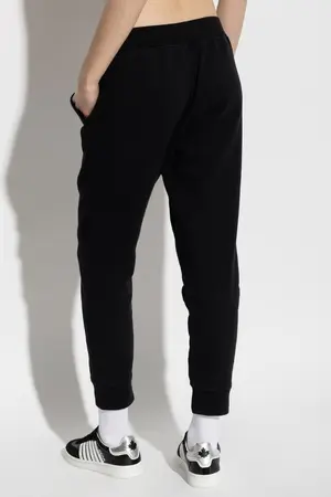 Dsquared2 Embroidered Logo Sweatpants - Black