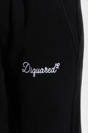 Dsquared2 Embroidered Logo Sweatpants - Black