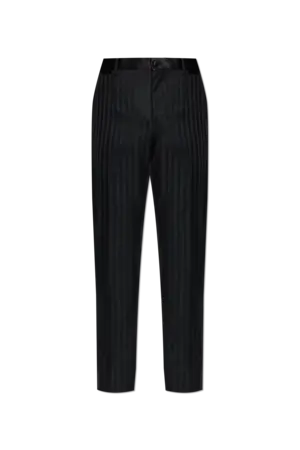 Dolce & Gabbana Satin Striped Trousers