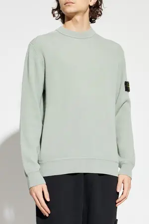 Stone Island Crew Neck Cotton Sweater