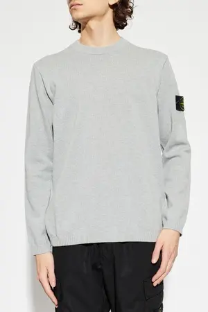 Stone Island Crew Neck Fine Knit Sweater