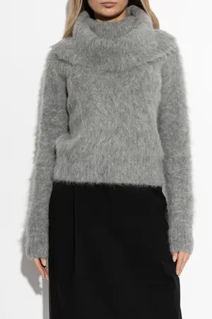 TOTEME Wide Turtleneck Sweater - Grey
