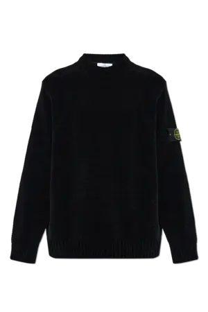 Stone Island Crew Neck Cotton Knit Sweater