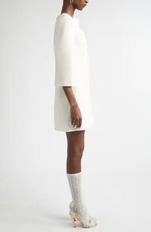 Valentino Garavani Wool & Silk Crepe Couture Dress