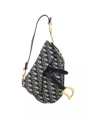 Dior Saddle Handbag Oblique Canvas Medium