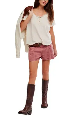 Free People Heirloom Henley Top