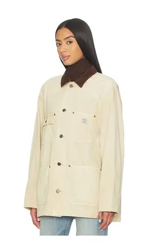 Denimist Oversized Chore Jacket - Tan