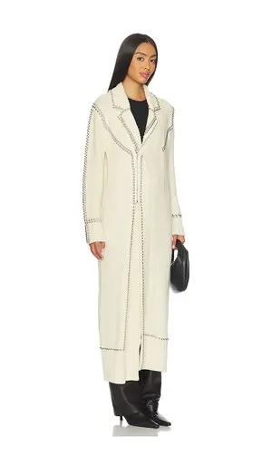 UNDERSTATED LEATHER Studded Moto Robe