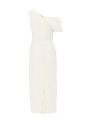 GIZIA Beaded Embellished One-shoulder Maxi Dress