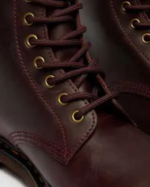 Dr. Martens 1460 Crazy Horse Leather Boots - Red