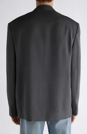 Acne Studios Jarvel Double Breasted Herringbone Blazer