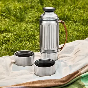 UNCOMMON GOODS Insulated Flask For Two Black & Blum