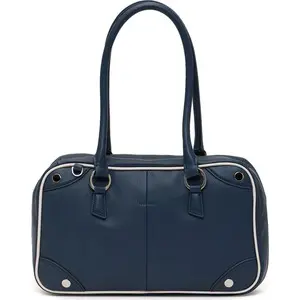HAMMITT Medium Meredith Shoulder Bag - Nautical Navy/silver
