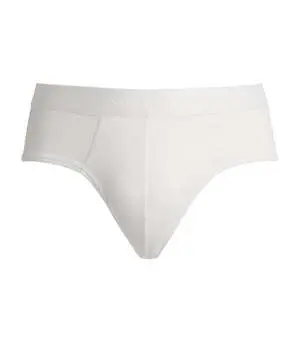 Sunspel Sea Island Cotton Briefs - White
