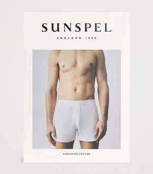 Sunspel Superfine Cotton Boxer Shorts - White