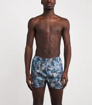 Sunspel Cotton Floral Boxer Shorts