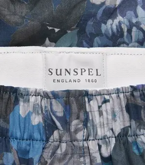 Sunspel Cotton Floral Boxer Shorts