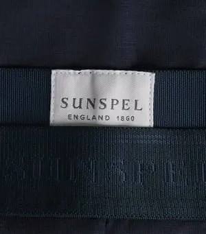 Sunspel Tencel-blend Stretch Briefs - Navy