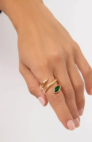 Ettika Marquise Coil Ring