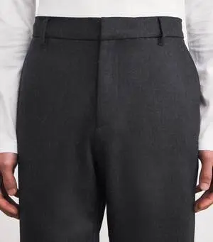 Sunspel Wool Cashmere Straight Trousers