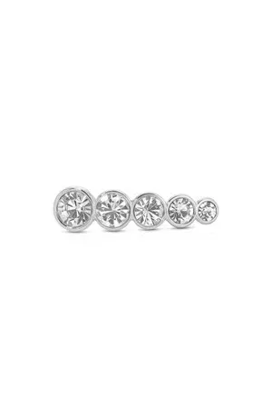 Ettika Crystal Brooch - Silver