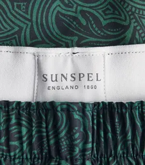 Sunspel Cotton Printed Boxer Shorts