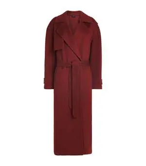 Brioni Cashmere Wrap Trench Coat