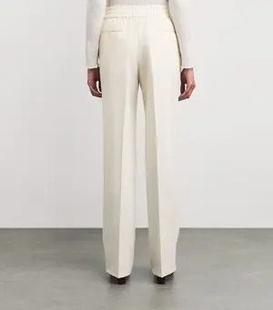 Brioni Cashmere Wide-leg Track Pants