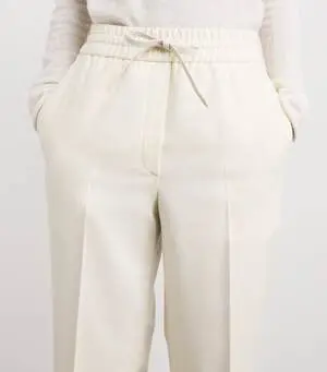 Brioni Cashmere Wide-leg Track Pants