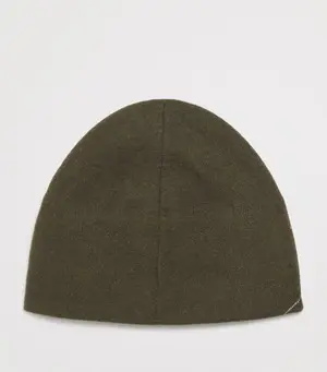 Jacquemus Wool-cashmere Jacquard Logo Beanie - Green