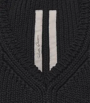 Rick Owens Virgin Wool Skull Balaclava