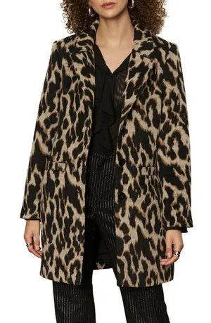 Sanctuary Downtown Leopard Print Jacket