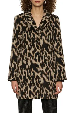 Sanctuary Downtown Leopard Print Jacket